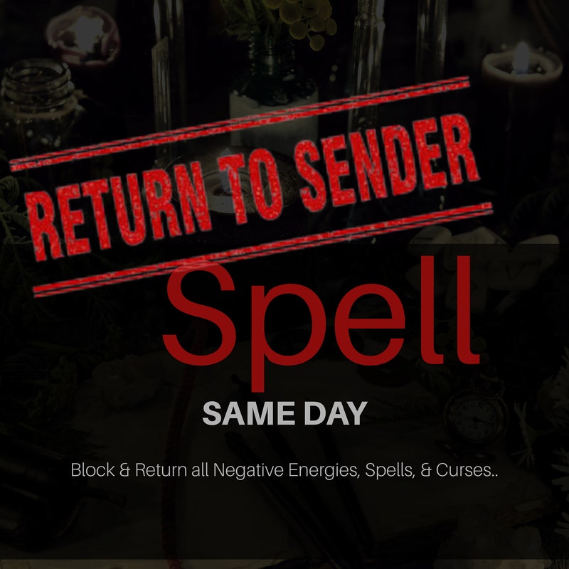 Return to Sender Spell - Etsy
