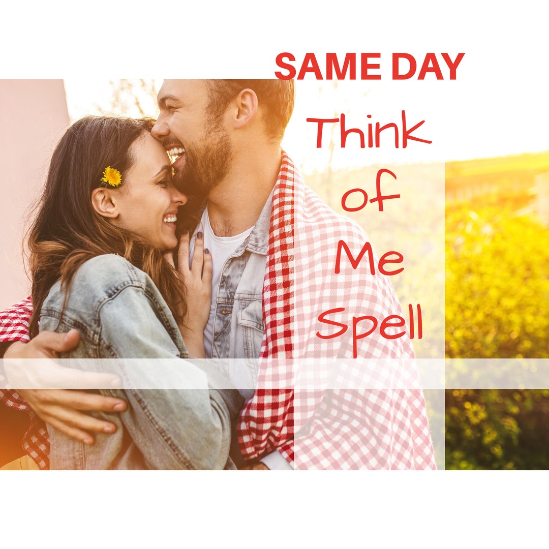 Same Day! Think of Me Spell | Daily Thoughts | Pdf - Etsy