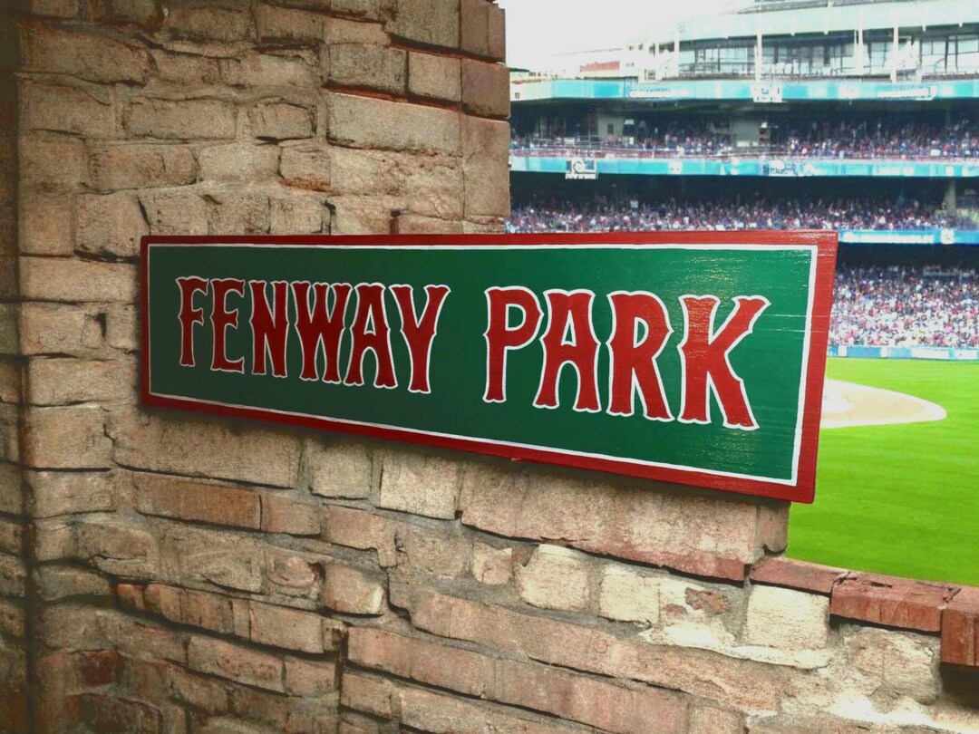 Fenway Park Kids Room Sign Boston Red Sox Green Monster Boys Bedroom ...