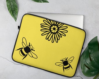 Bee Laptop Case - Etsy