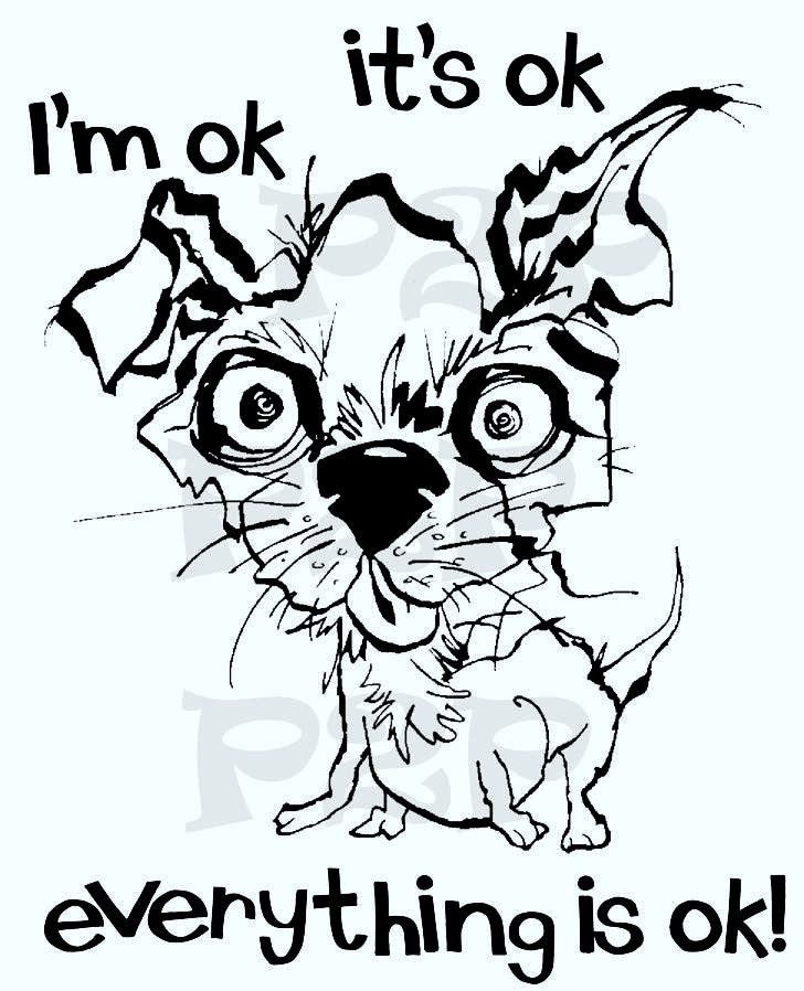 I'm Ok It's Ok Everything is Ok PNG Clip Art - Etsy