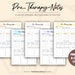 Pre-therapy & Post-therapy Notes, Therapy Session Journal, Therapy ...
