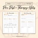 Pre & Post Therapy Notes, Session Journal (A4 Printable) - Etsy