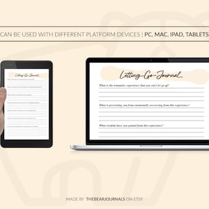 Letting Go Journal, Letting Go Worksheet, Letting Go Forgiveness ...