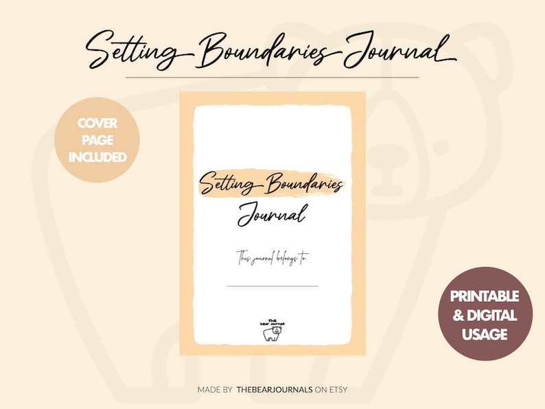 Setting Boundaries Journal, Boundary Worksheet, Boundary Setting Bundle ... Setting Boundaries Journal, Boundary Worksheet, Boundary Setting Bundle ...