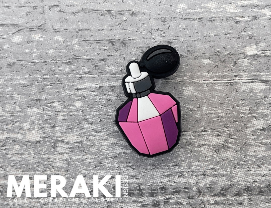 Perfume Bottle pink Cute Croc Jibbitz Charm - Etsy