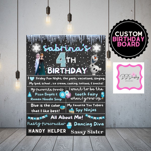 Frozen Birthday Table - Etsy