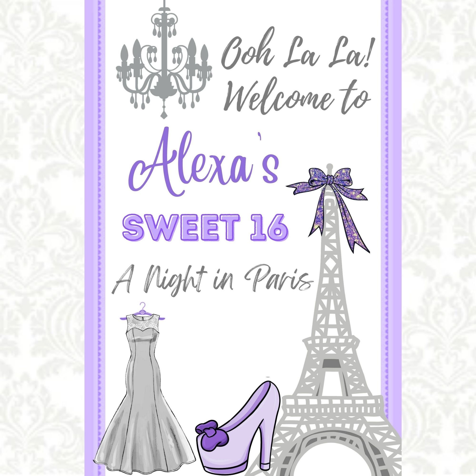 Ooh La La Paris Sweet 16