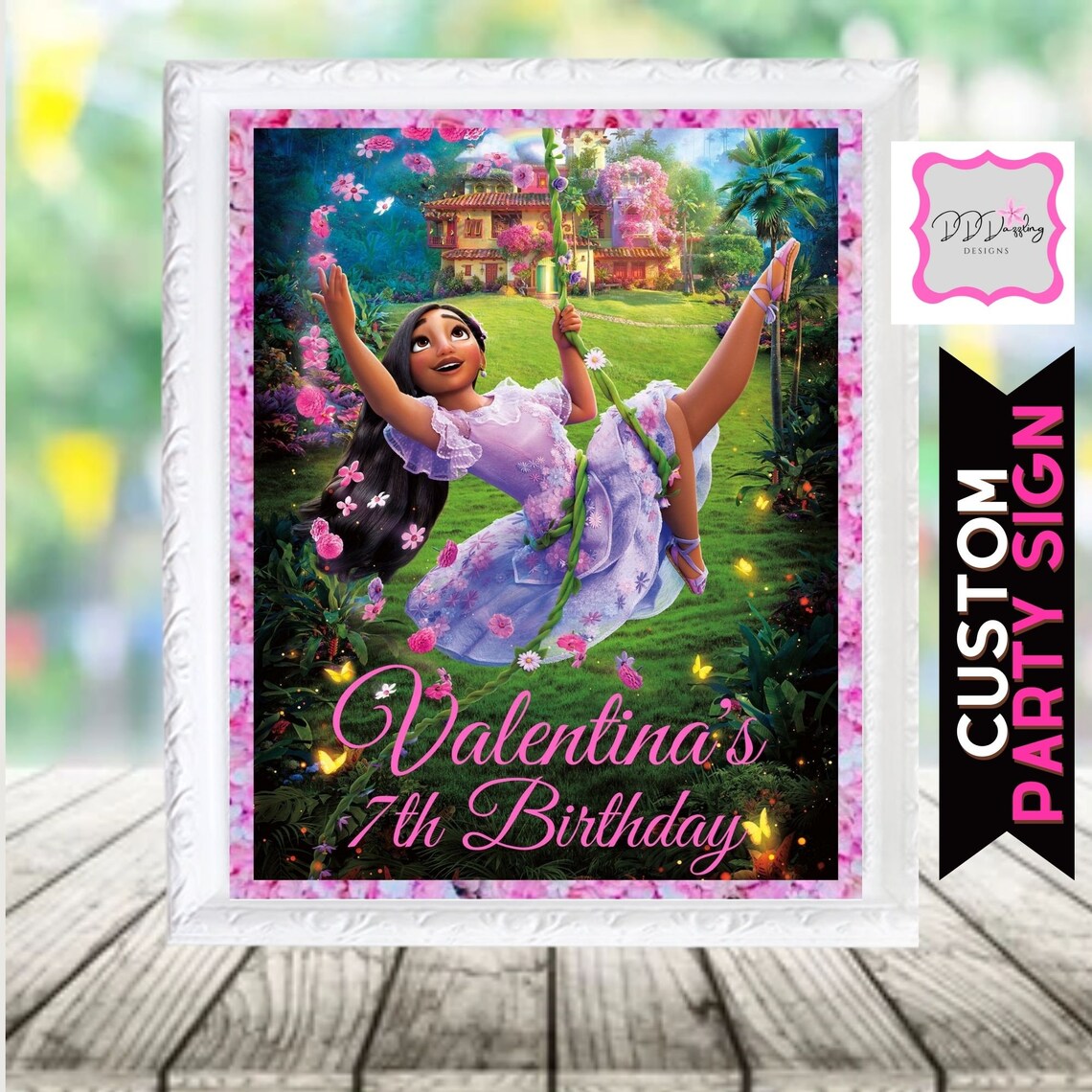 Custom Birthday Party Sign, Encanto Theme, Encanto Party, Party Sign ...