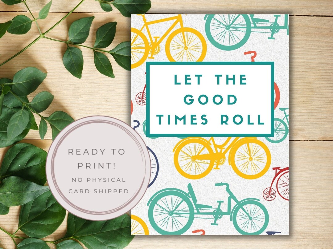 Printable Congrats or Birthday Card for Bike Lovers, 21st Birthday Card ...