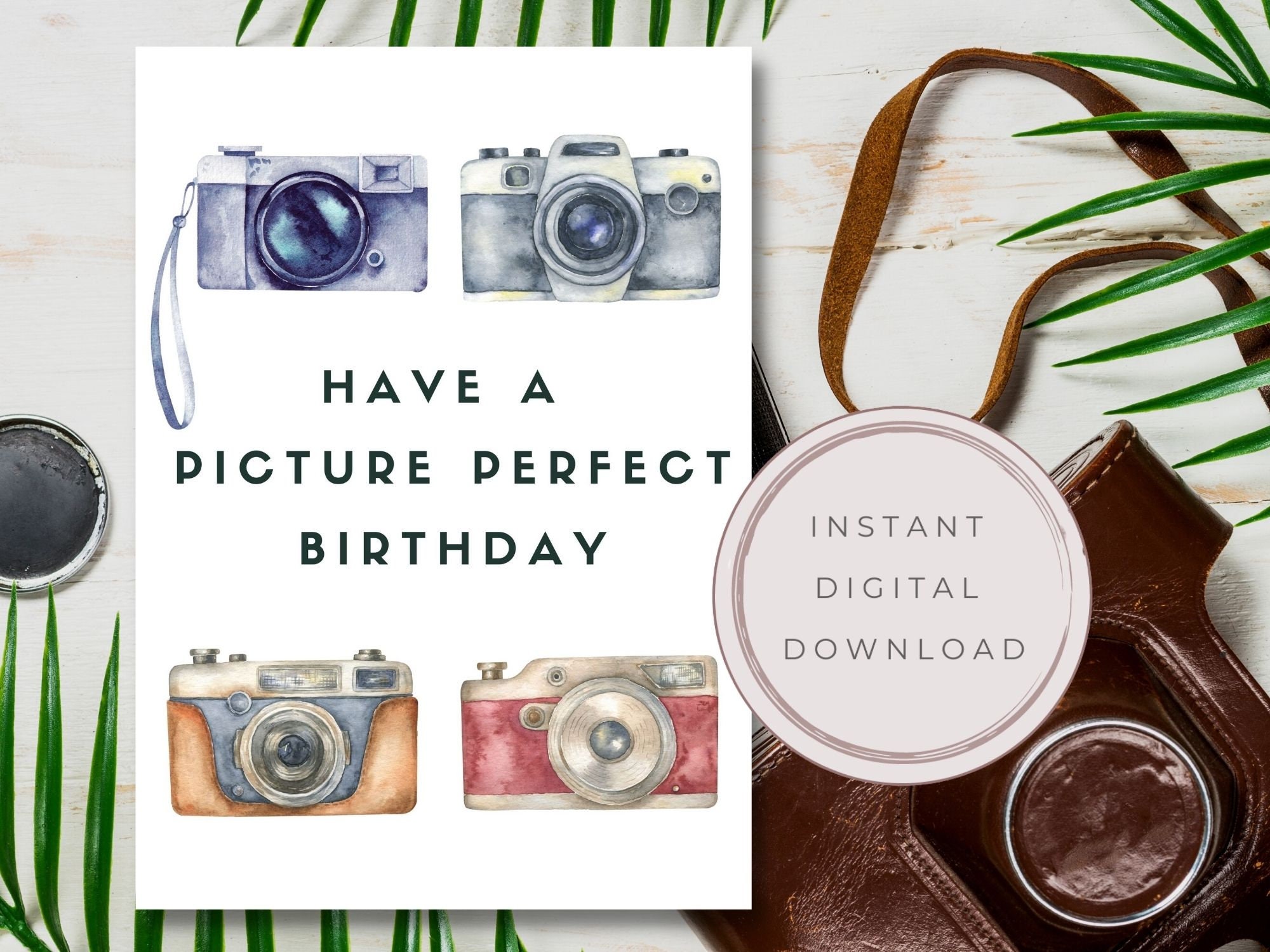 Happy Birthday Vintage Camera