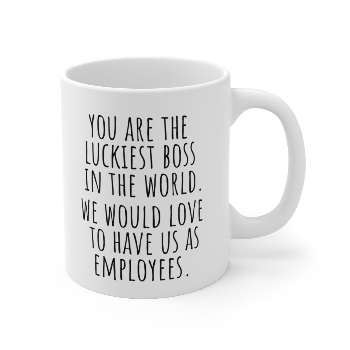 You Are the Luckiest Boss in the World..... Boss Gift, Boss Mug ...