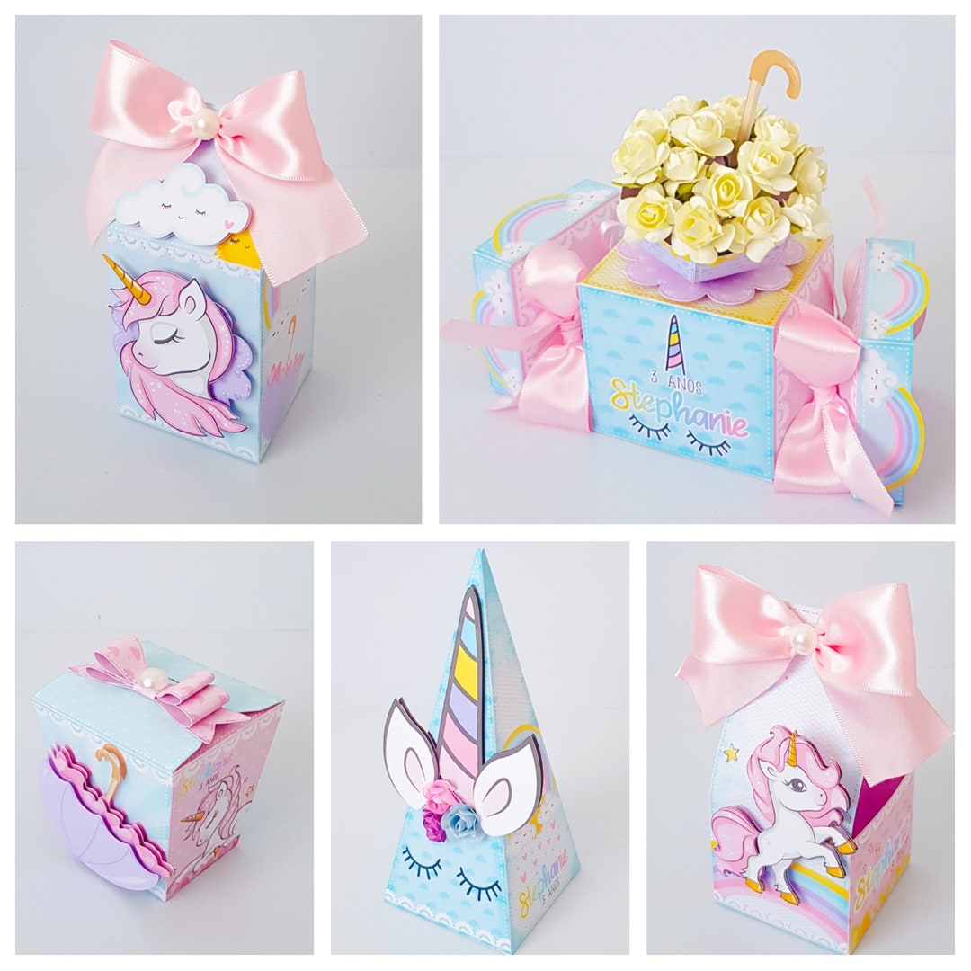 Unicorn Digital Party Favours, Digital Party - Etsy