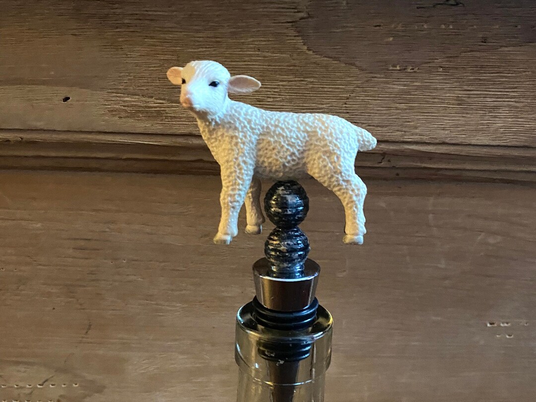 Lamb Wine Stopper / Sheep Bottle Stopper / Farm Decor / Sheep Farm ...