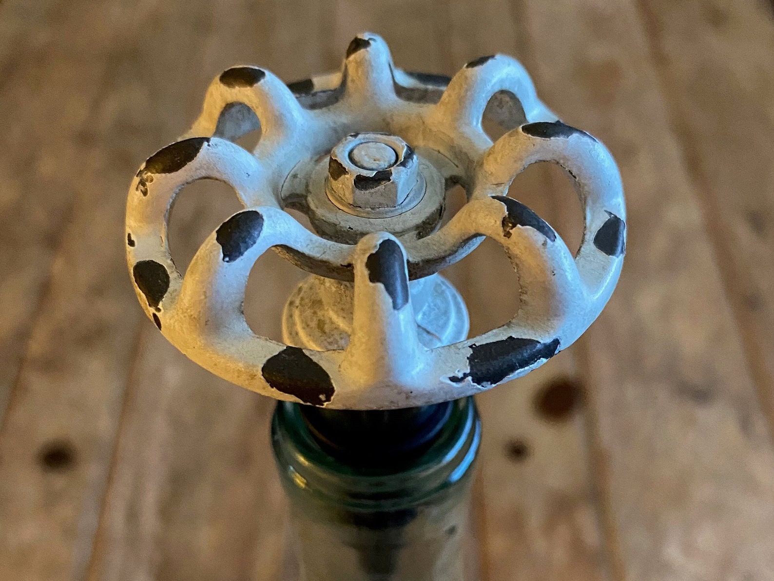 Industrial Wine Stopper / Spigot Knob Stopper / Rustic Bottle Stopper ...