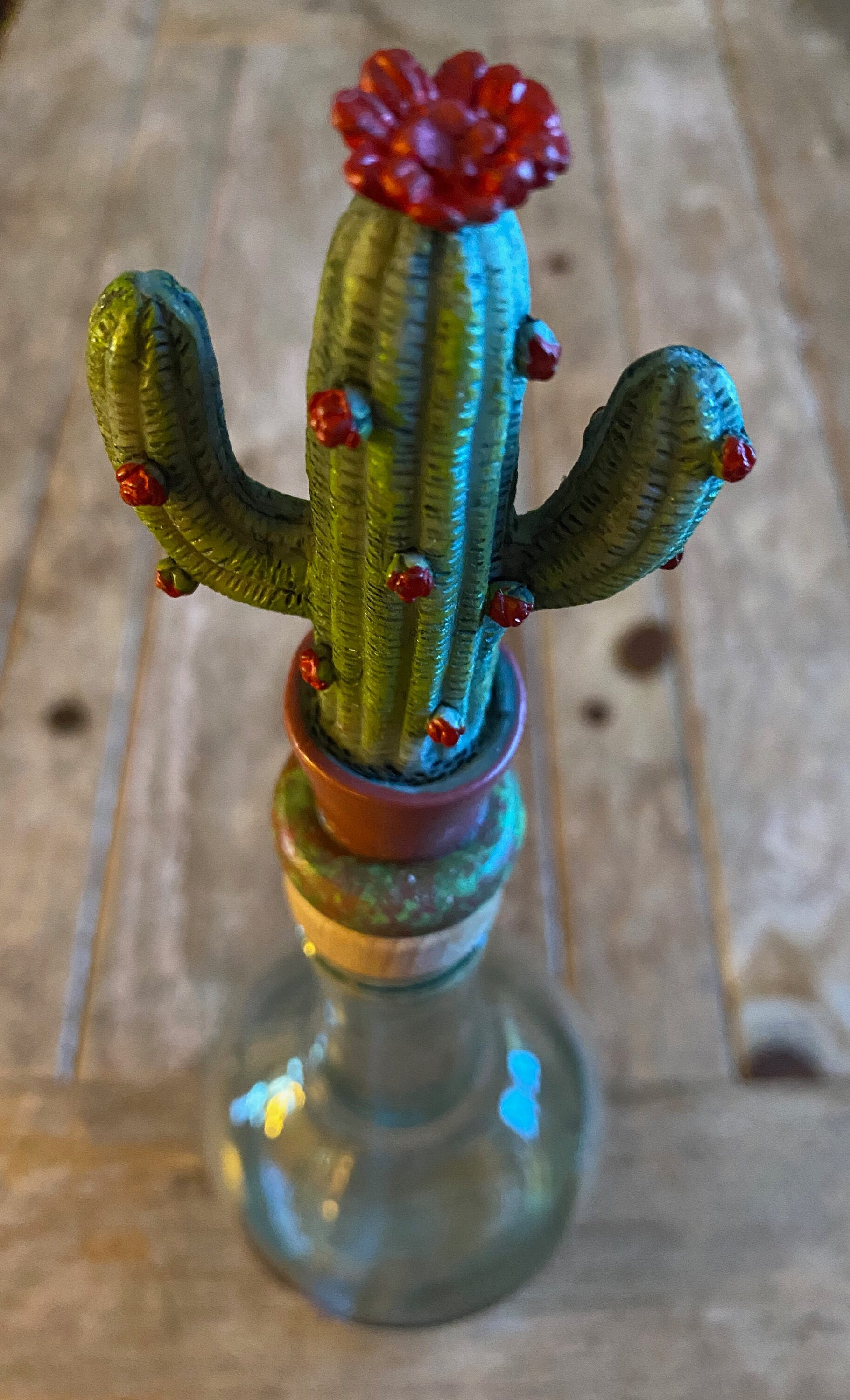 Cactus Wine Stopper / Cactus Bottle Stopper / Desert Life / Christmas ...