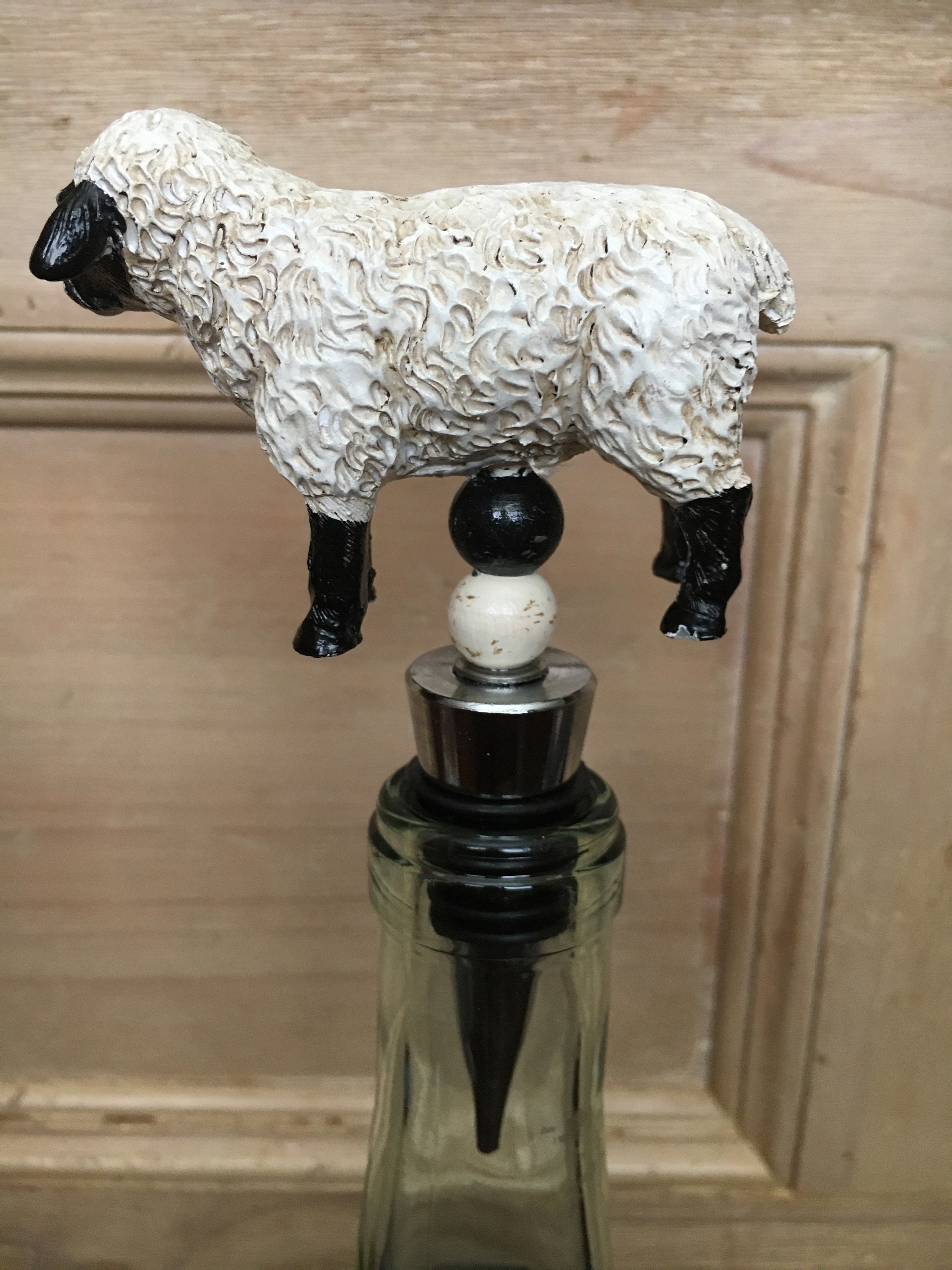 Sheep Wine Bottle Stopper / Sheep Wine Stopper / Sheep Bottle Stopper ...