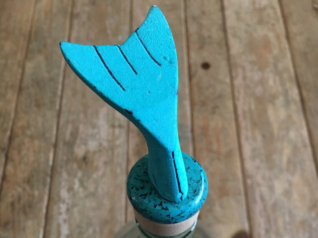 Mermaid Wine Stopper / Mermaid Tail Wine Stopper / Blue Mermaid Stopper ...