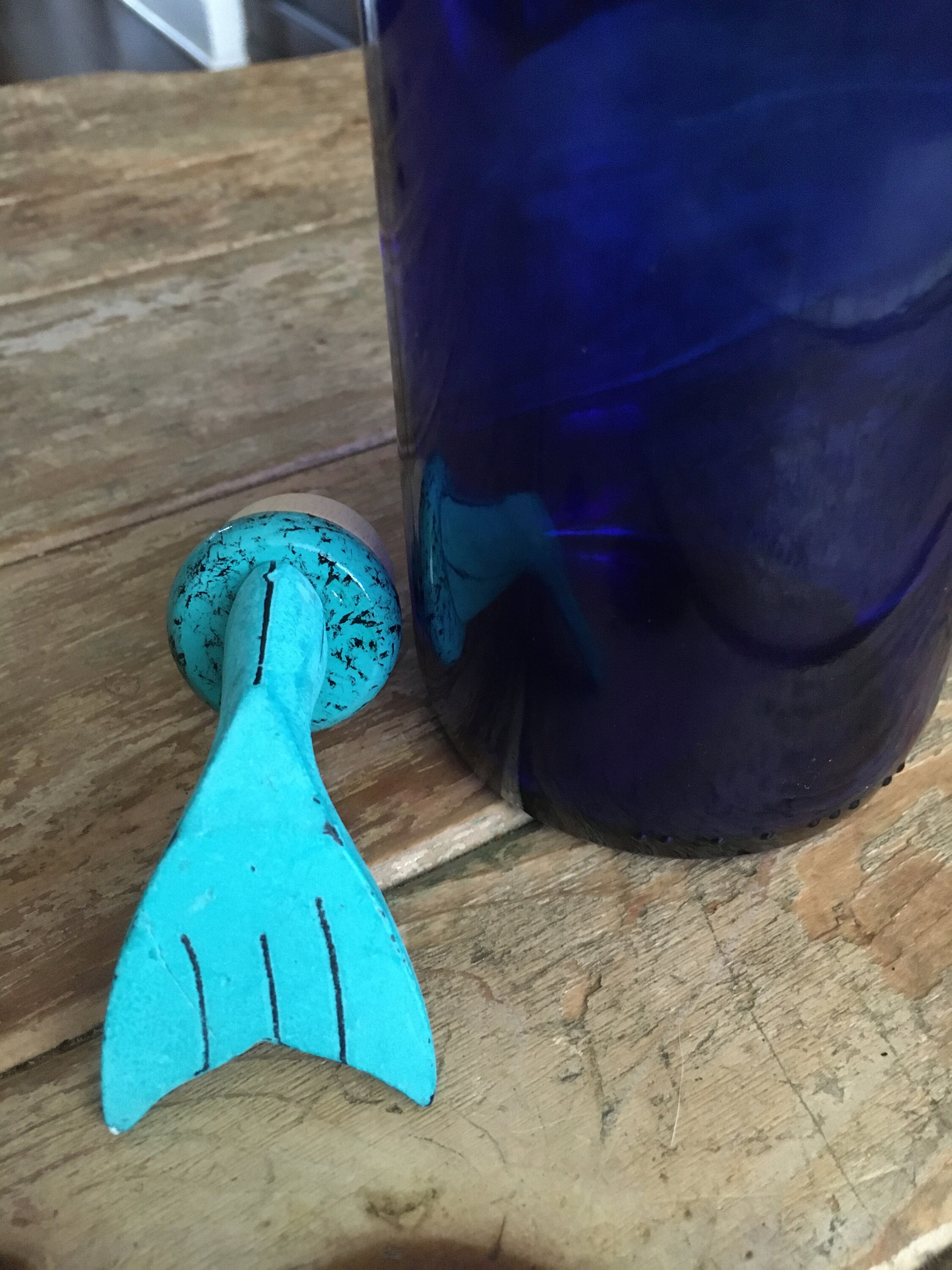 Mermaid Wine Stopper / Mermaid Tail Wine Stopper / Blue Mermaid Stopper ...