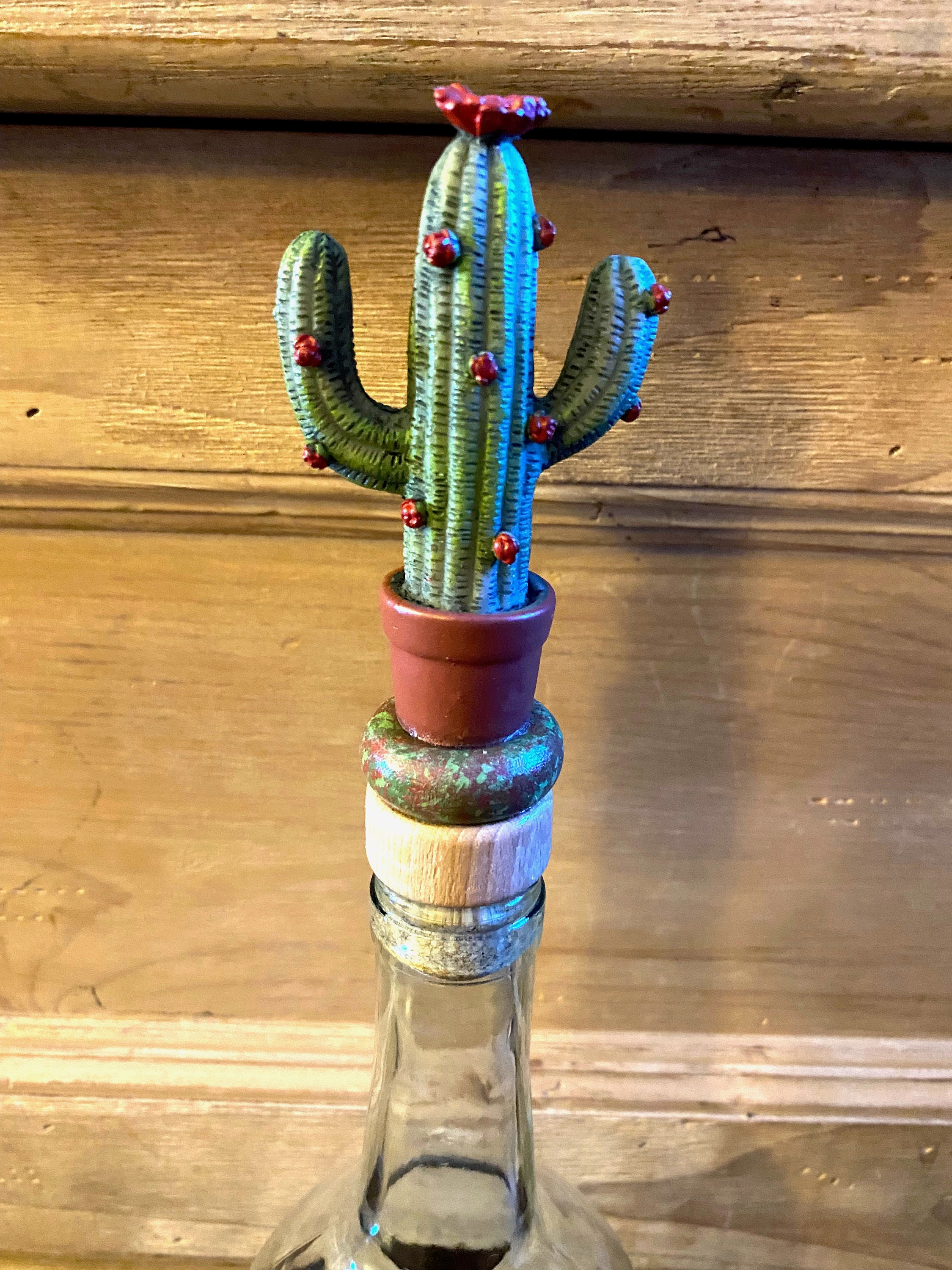 Cactus Wine Stopper / Cactus Bottle Stopper / Cactus Stopper ...