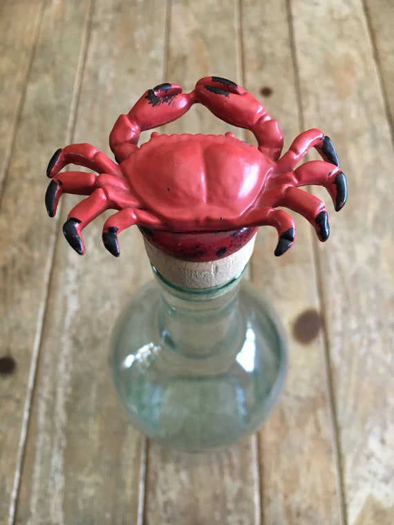 Crab Wine Bottle Stopper / Crab Wine Stopper / Bottle Stopper - Etsy