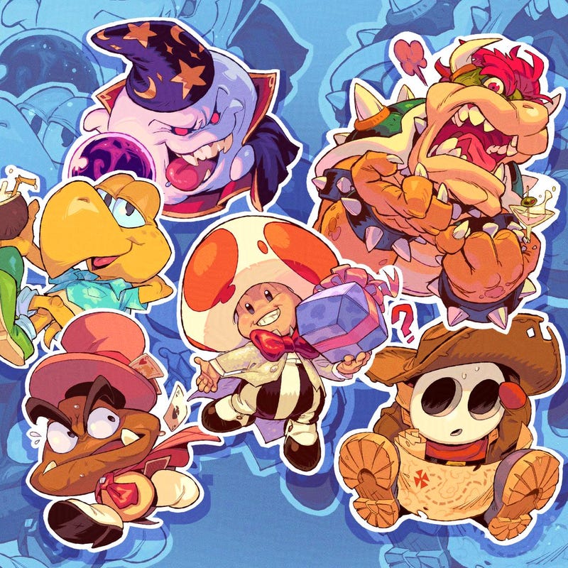 Gamecube mario stickers - Etsy France