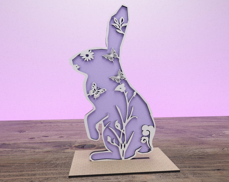 EASTER Laser Cut File Rabbits Eggs Cross | 5 Easter Cutting Files ...