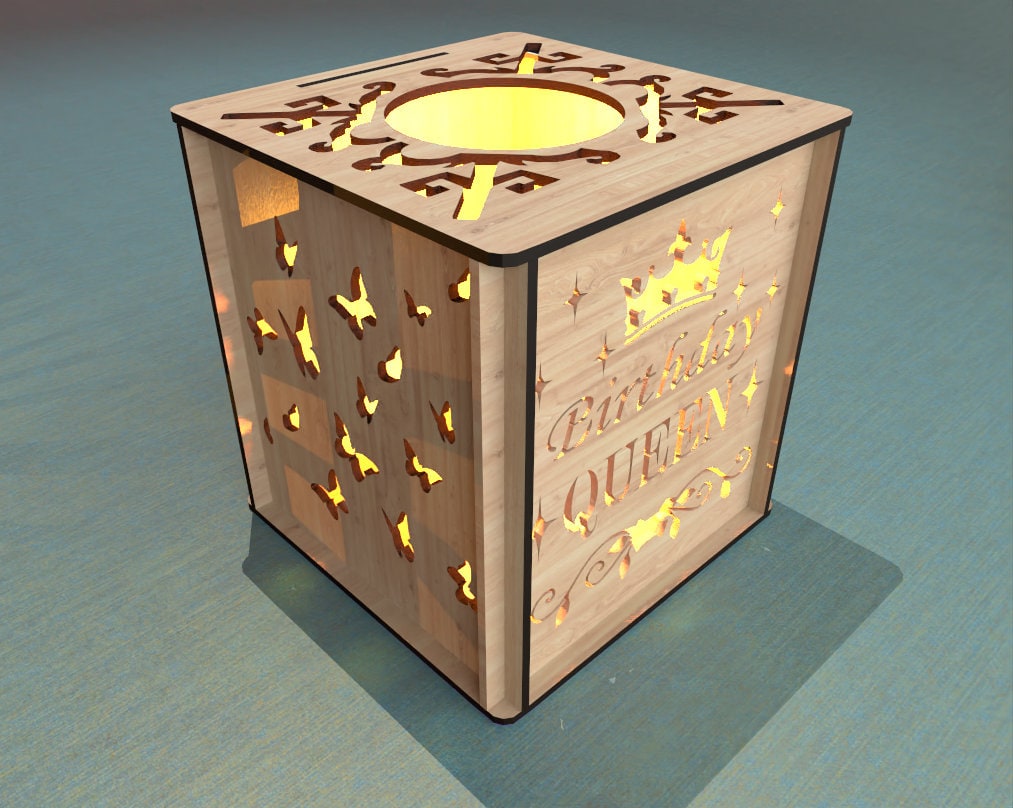 Laser Cut File for Birthday Queen Birthday Gifts From - Etsy