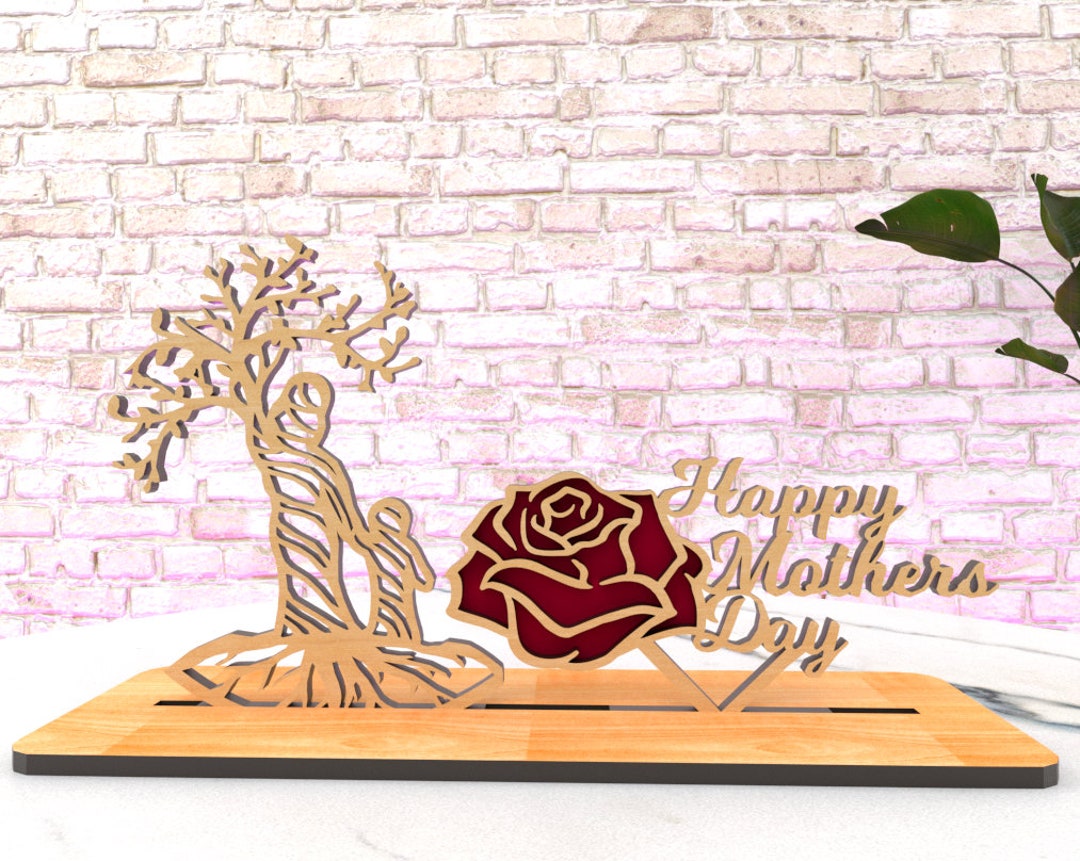 Laser Cut File for Mother’s Day |mothers Day Gifts From Daughter & Son ...