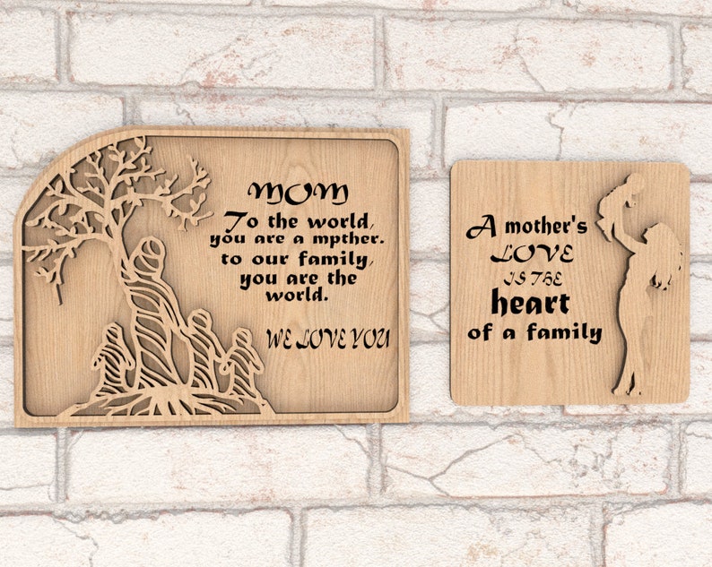 Laser Cut File for Mothers Day mothers Day Gifts From - Etsy
