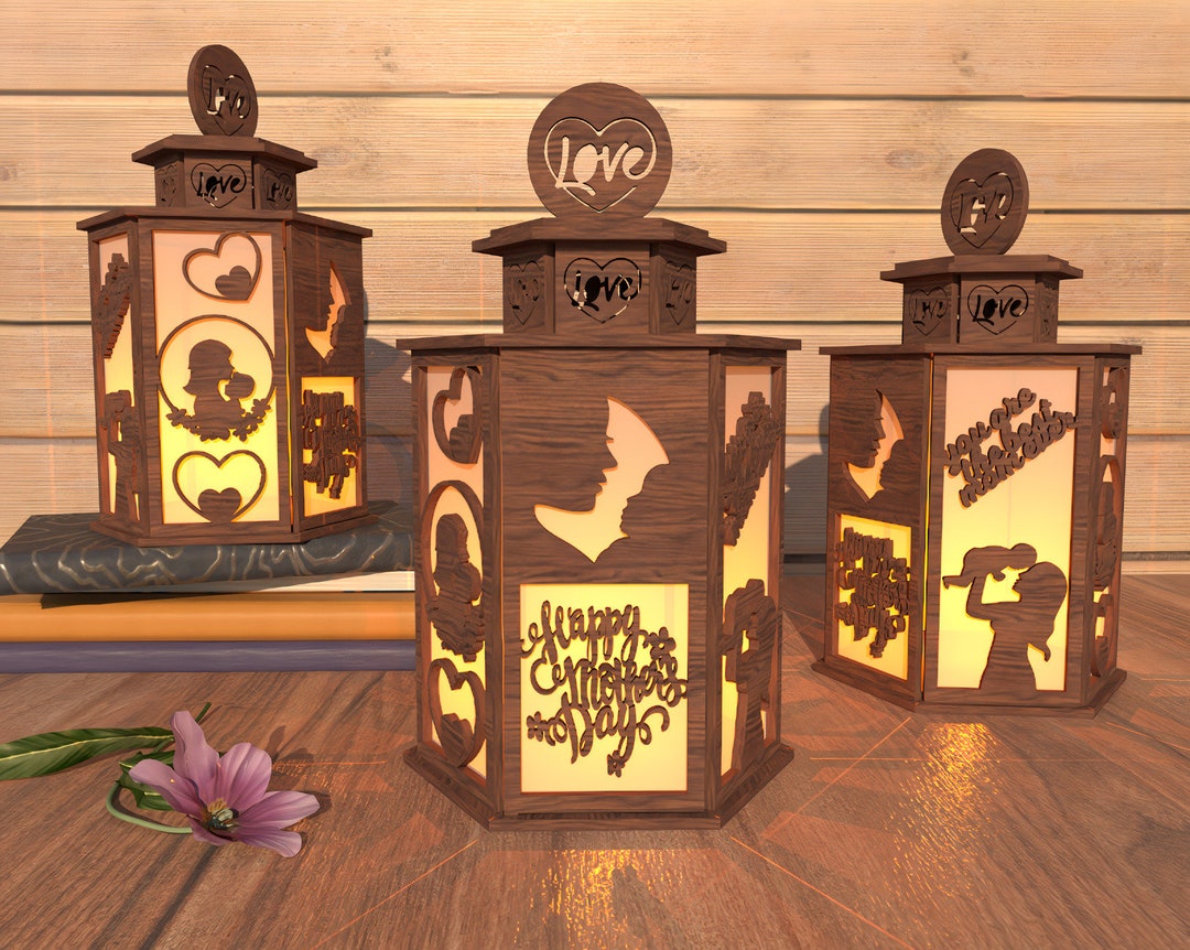 Laser Cut File for Mother’s Day |mothers Day Gifts From Daughter & Son ...