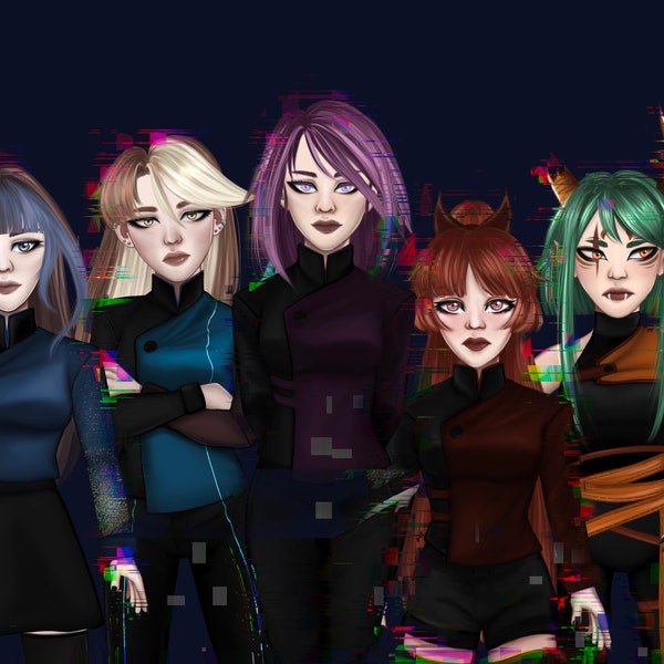 Semi Realistic Digital Art - Etsy