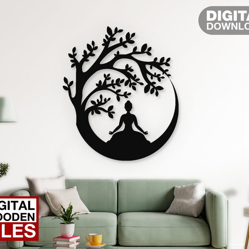 Yoga Wall Decal - Etsy