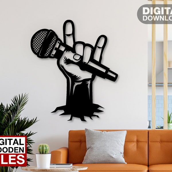 Laser Cut Microphone Files - Etsy