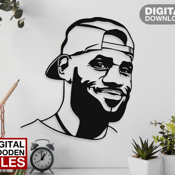 Lebron Silhouette - Etsy