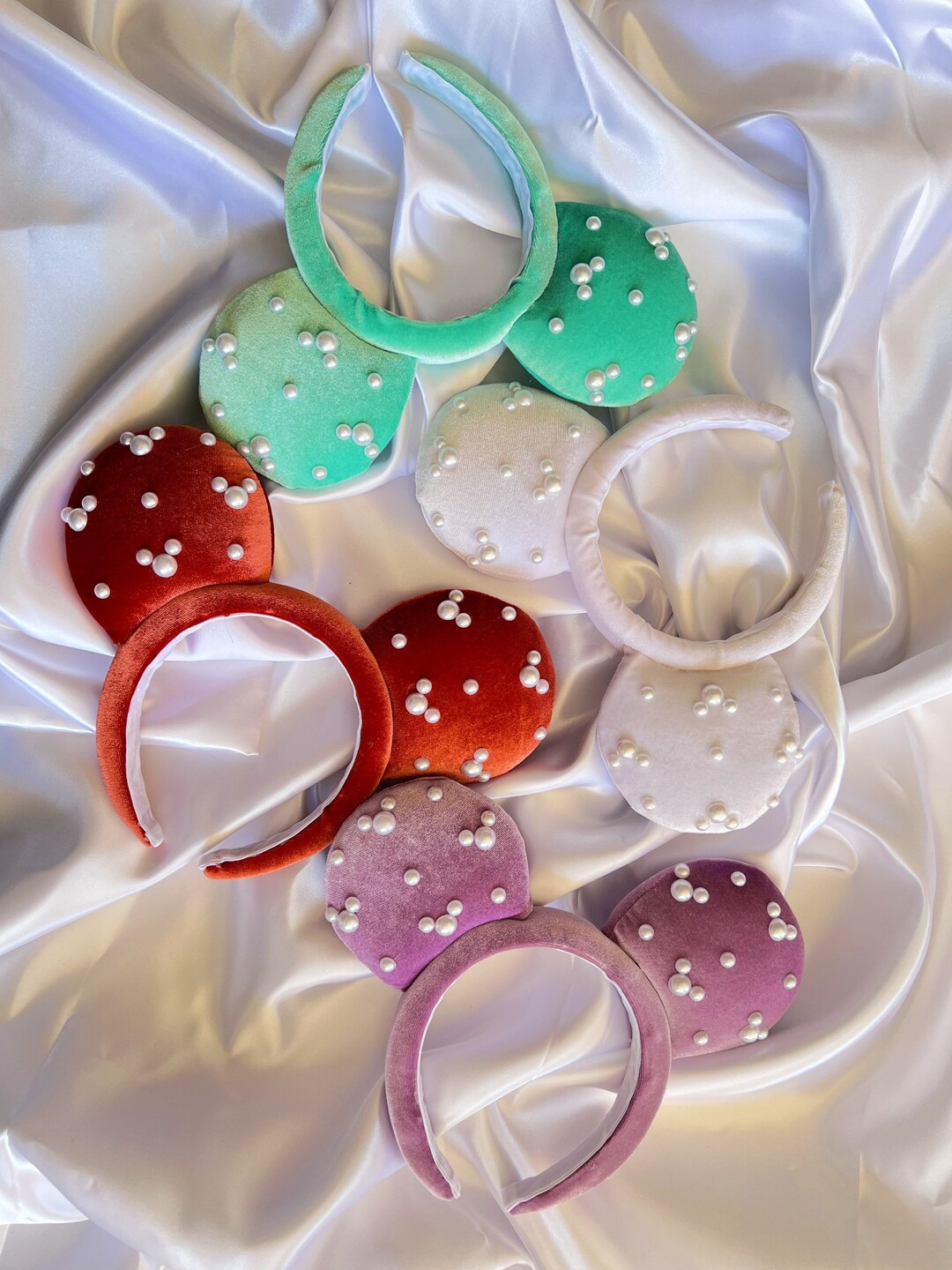 Pearl Padded Ears - Etsy