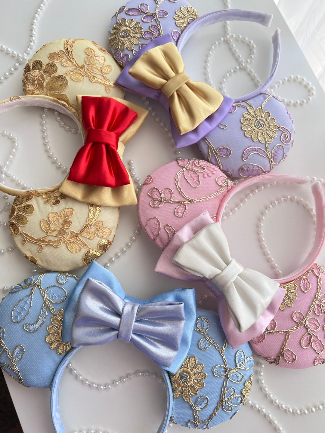 Princess Lace Ears Belle, Aurora, Cinderella, Frozen, Anna, Elsa ...