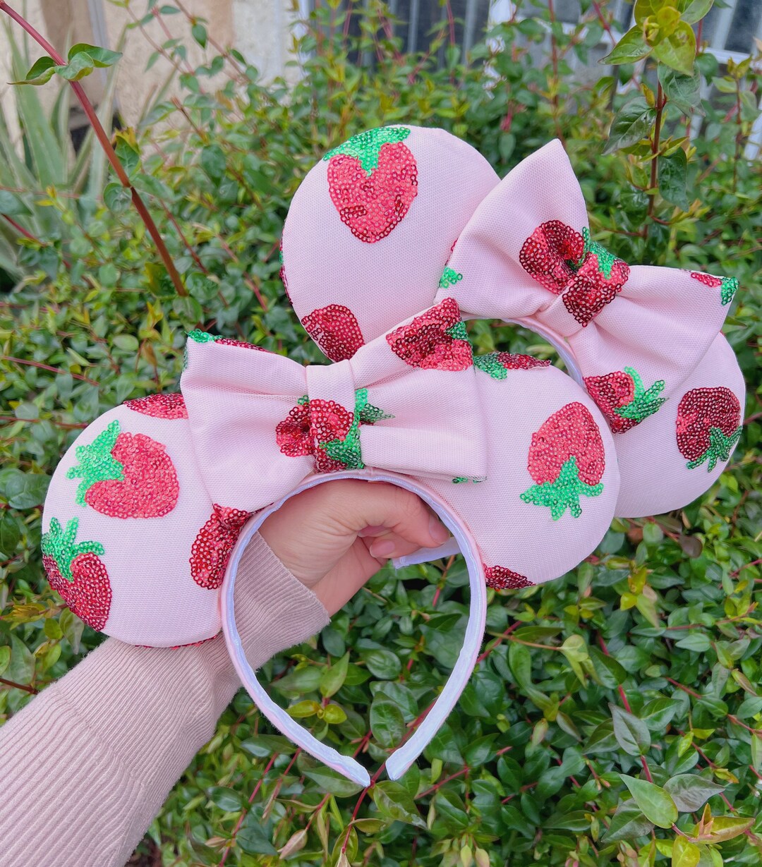 Strawberry Ears - Etsy
