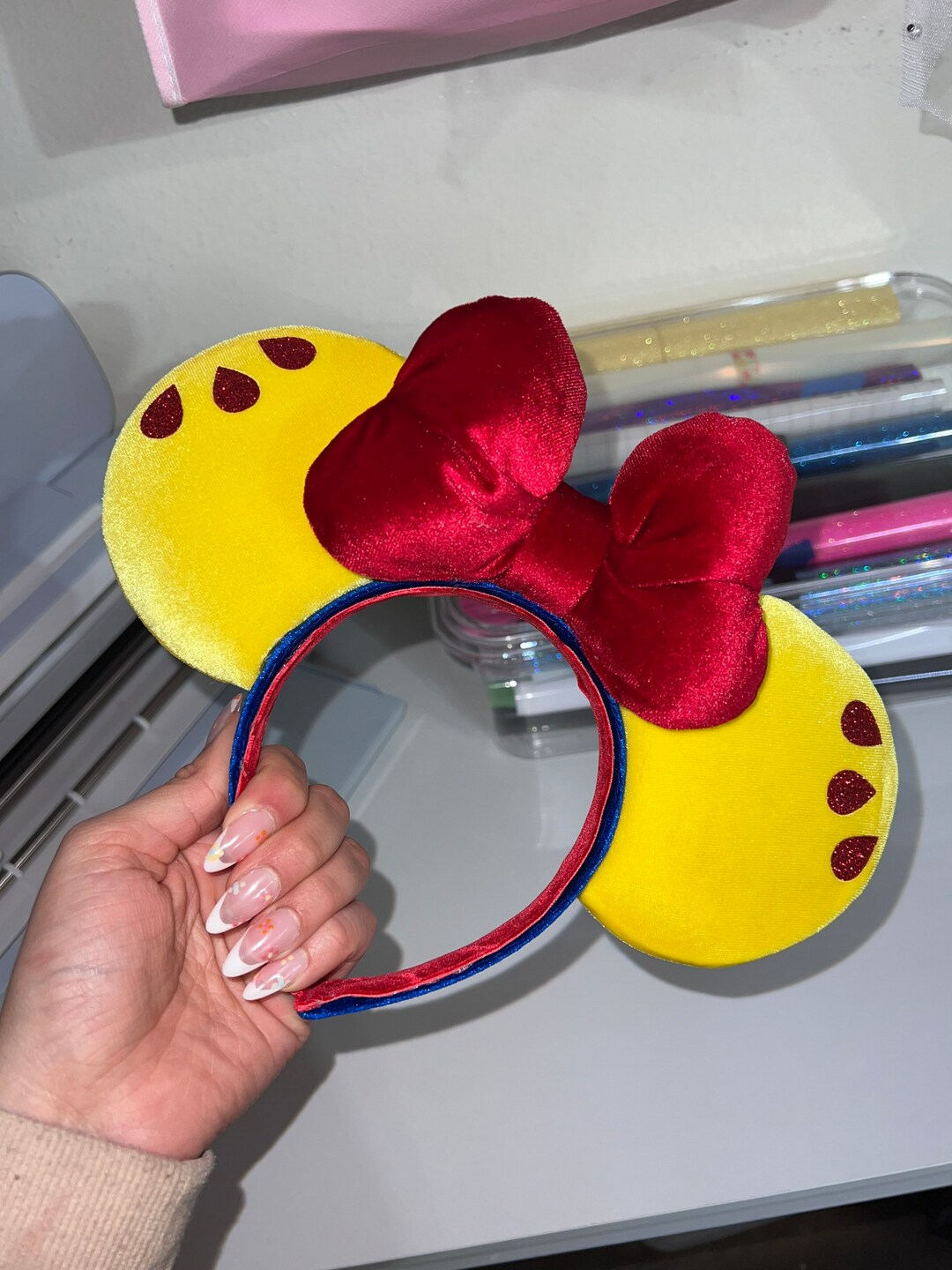 Snow White Velvet Ears - Etsy