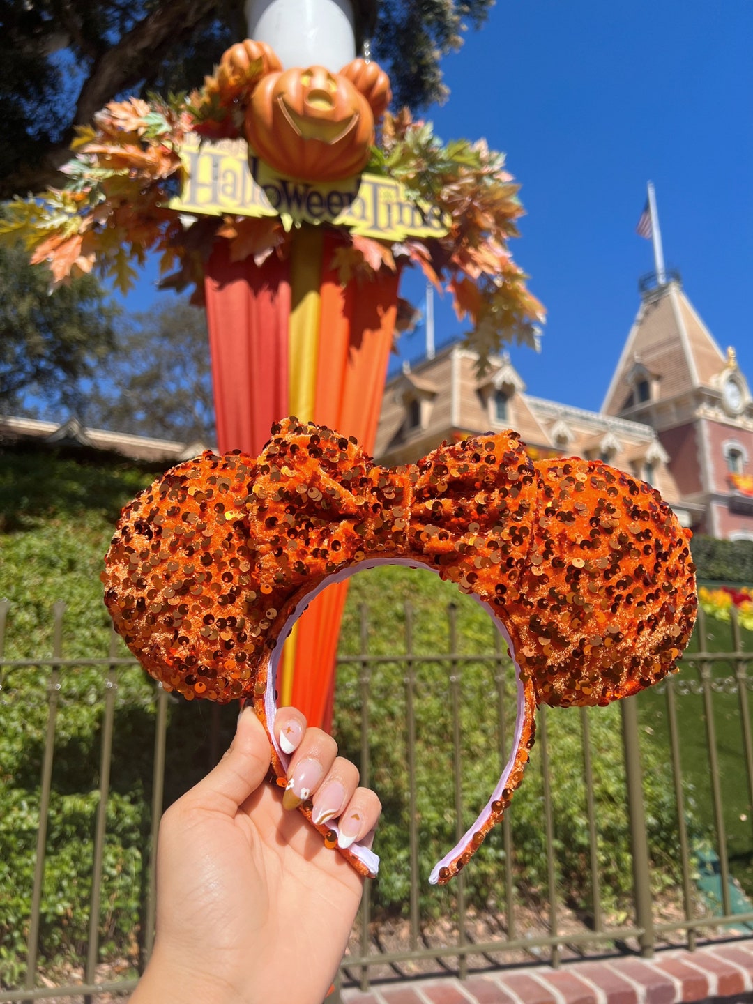 Orange Candy Corn Ears - Etsy