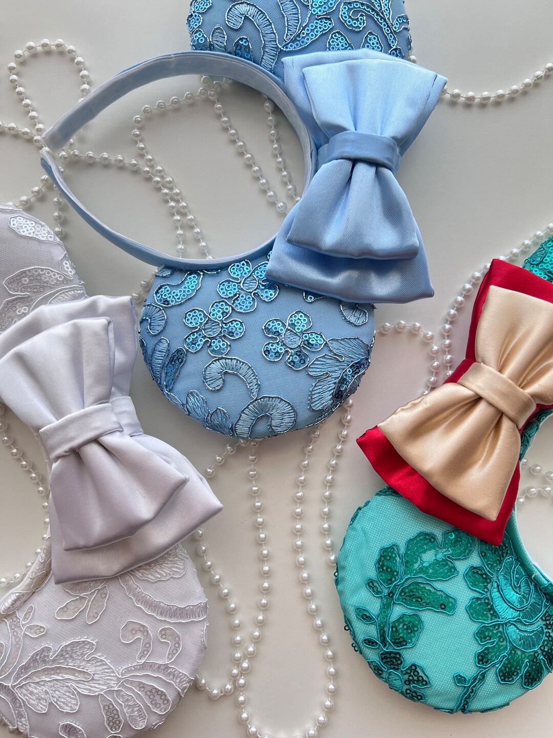 Princess Lace Ears Cinderella, Brave, Little Mermaid, Merida - Etsy