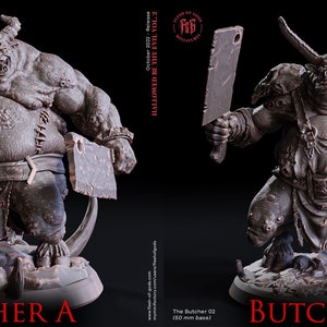 Diablo Inspired Miniatures - Butcher, Barbarian, Paladin, Rogue, Druid ...