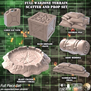 Warzone Terrain - Bolt Action, DUST, Flames of War, Historical, Warlord ...