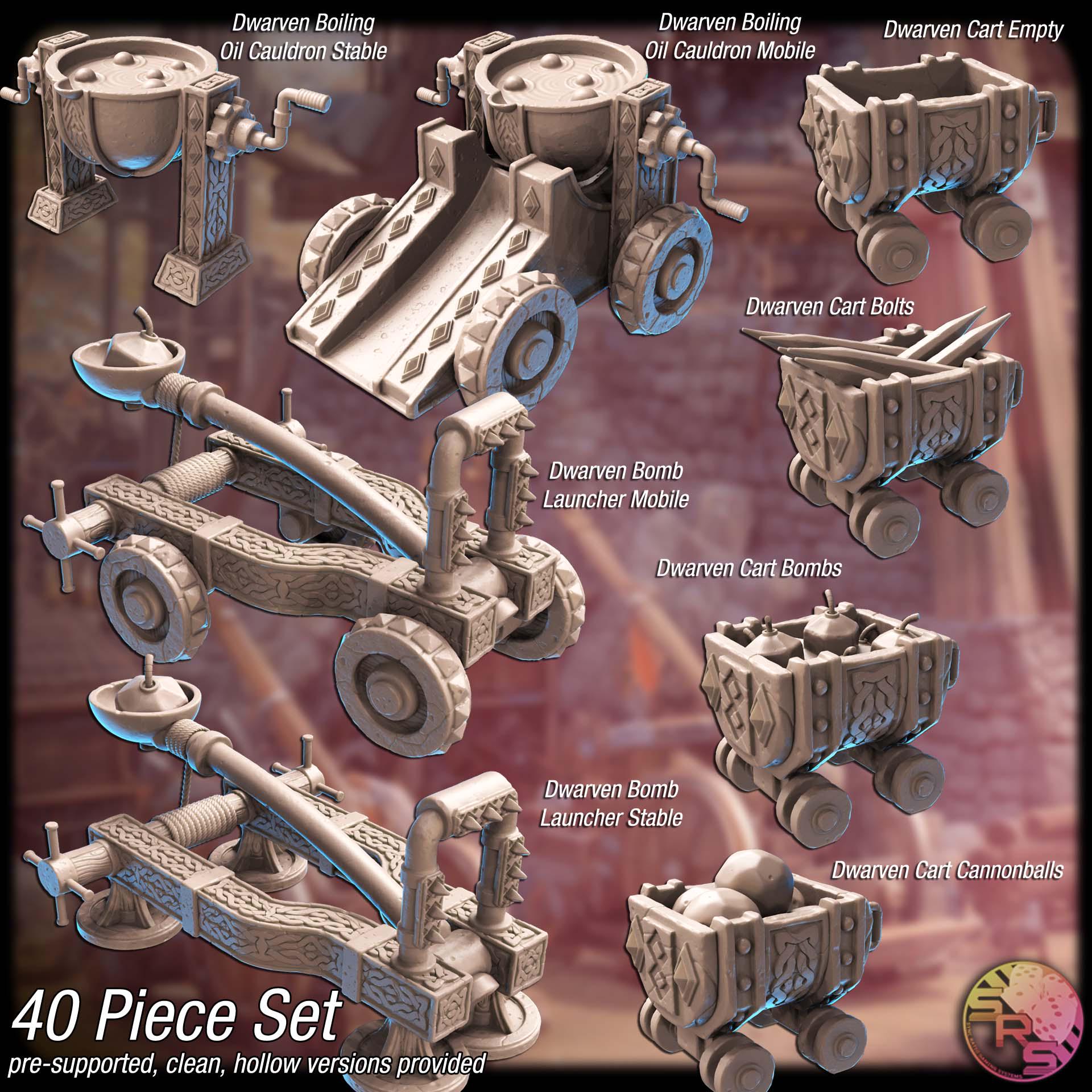 Dwarven Siege Engines | Ballistas, Cannons, Rams, Trebuchets ...