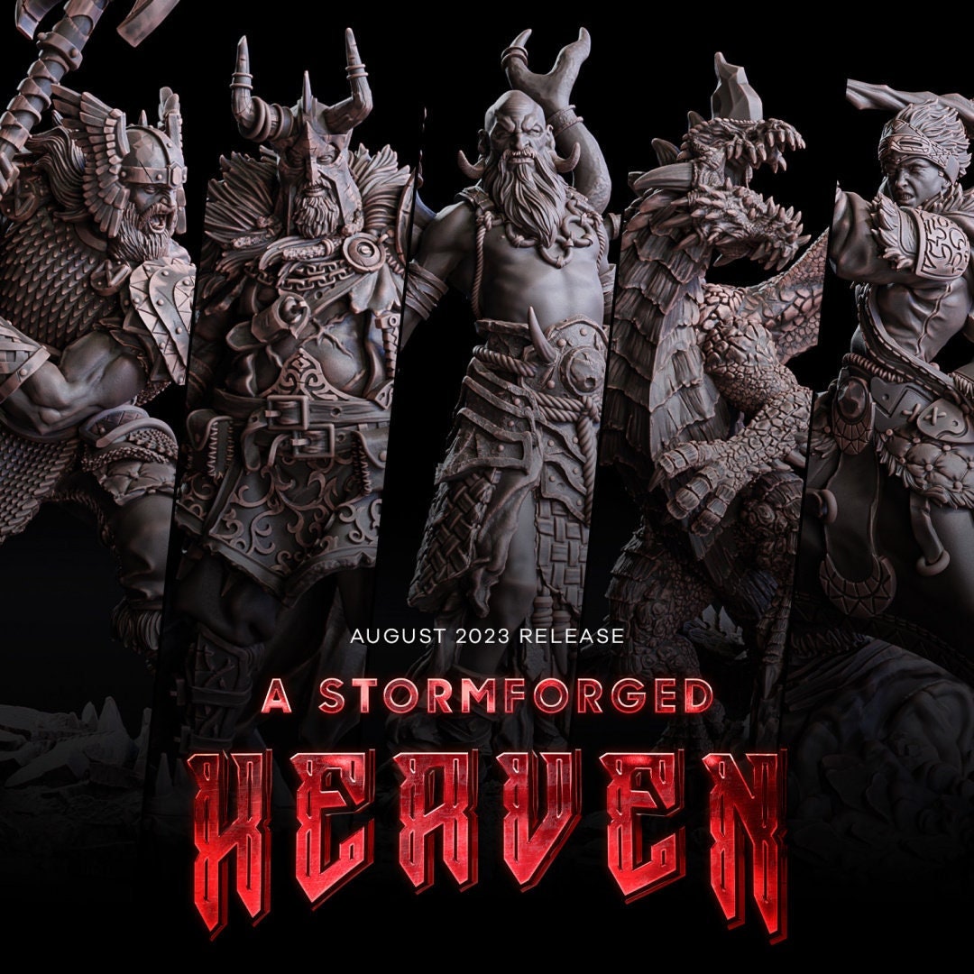 Stormforged Heaven - Dragon, Giants, Wights, Bugbear, Elemental, Shaman ...