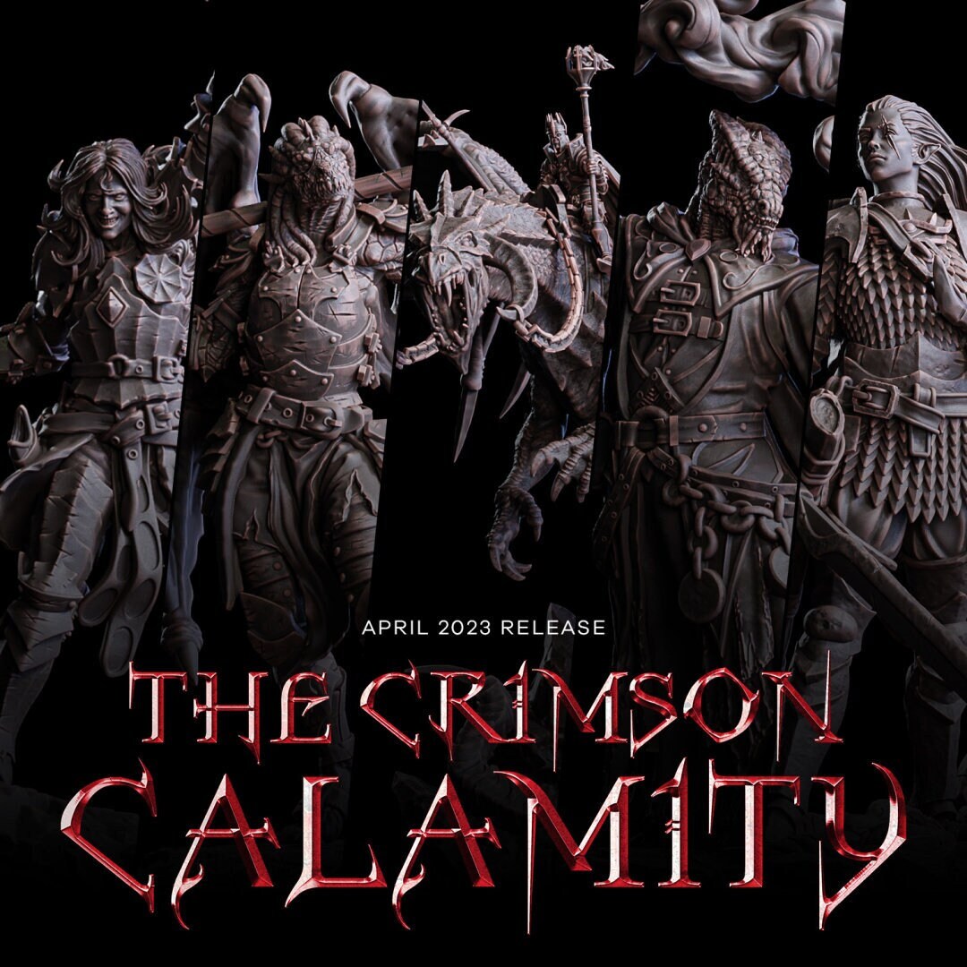 Crimson Calamity - Dragons, Draconian, Monkey King, Knights, Bear, Elf ...