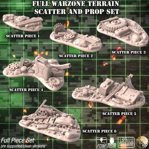 Warzone Terrain - Bolt Action, DUST, Flames of War, Historical, Warlord ...