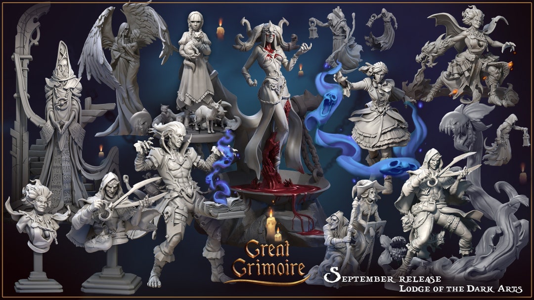 Lodge of the Dark Arts - Necromancer, Apprentice, Spirits, Ghosts, Witch - Wargaming RPG ...