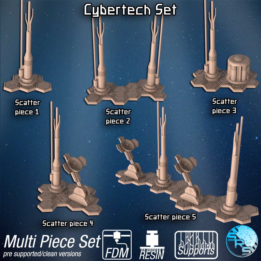 Cybertech Terrain Wargaming RPG Miniature Skirmish Games - Etsy