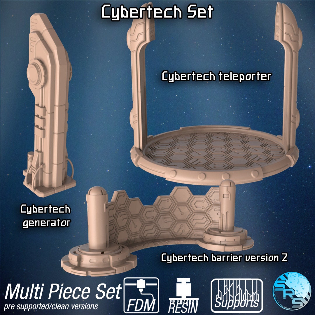 Cybertech Terrain Wargaming RPG Miniature Skirmish Games - Etsy